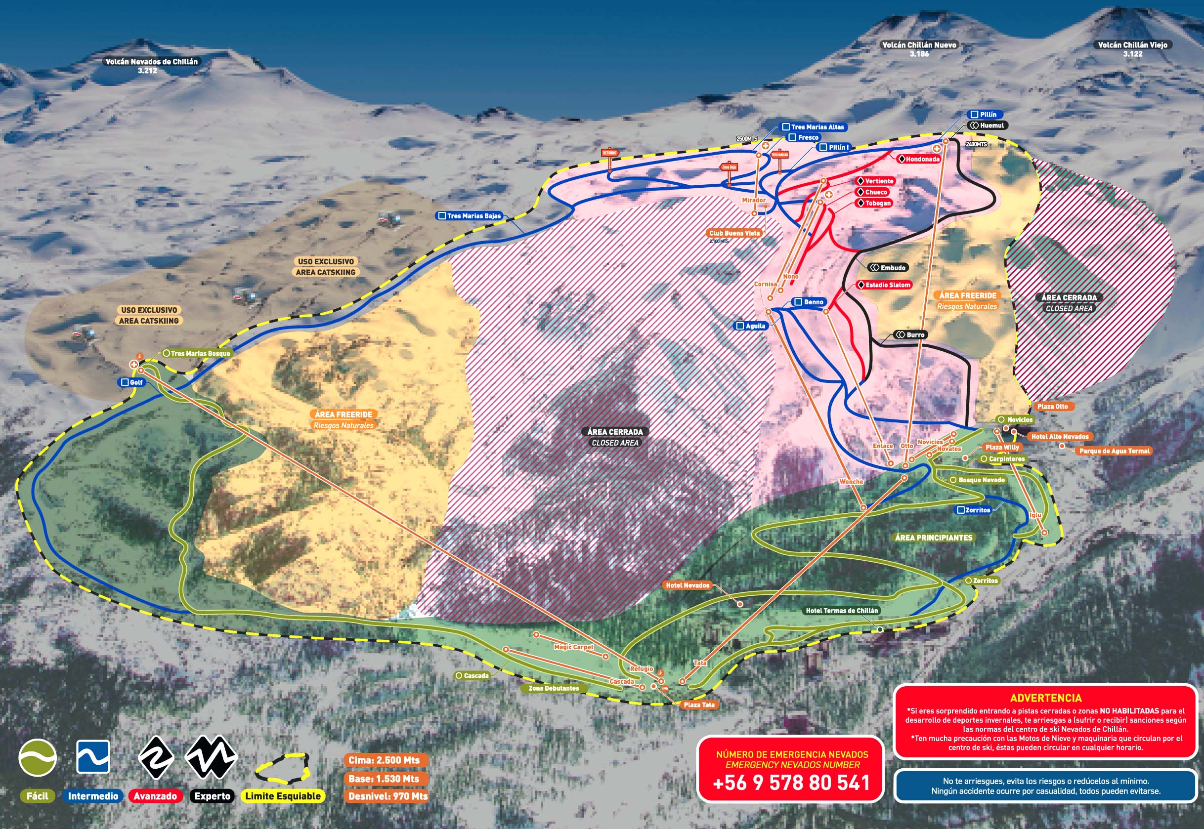 Centros de Esquí en Chile 2024